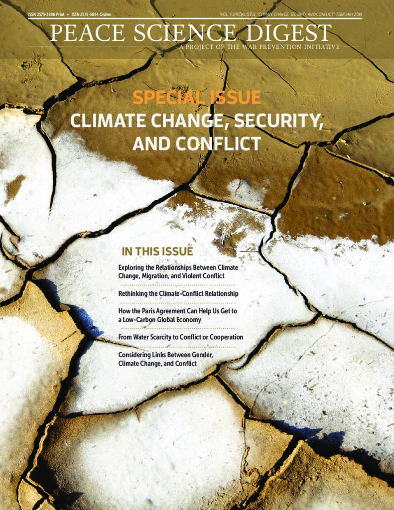 Volume 3, Special Issue: Climate Change, Security, and Conflict - War ...