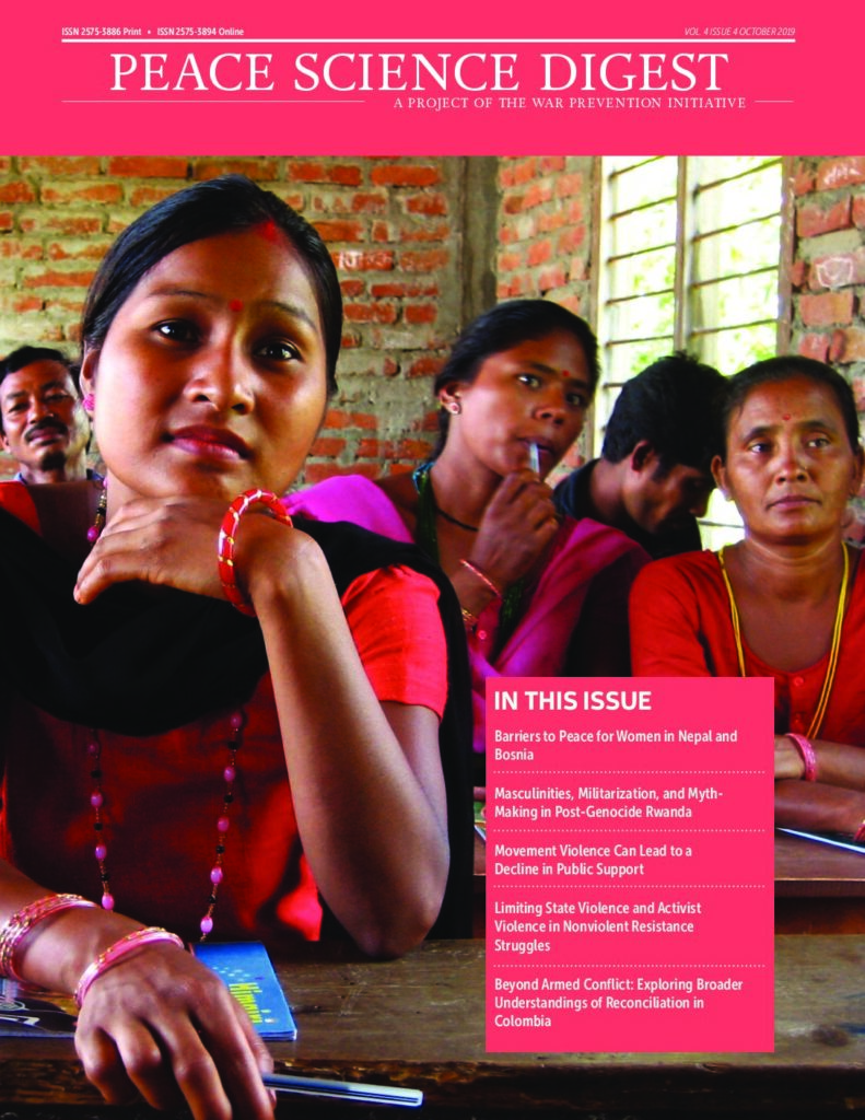 Volume 4, Issue 4 - War Prevention Initiative